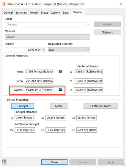 How To Find Volume Of Manifold Design