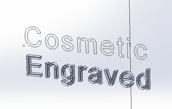 Engraving Text (Stamping Text)