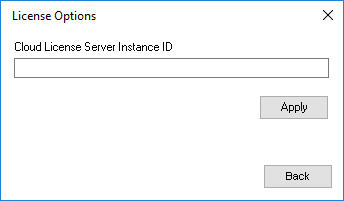 Activate Cloud License
